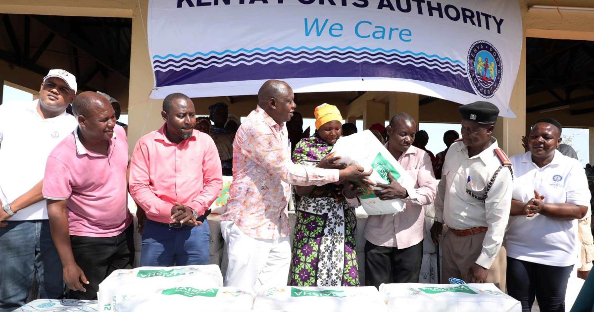 KPA donates food items worth 1.5M to Kinango Residents - HUBZ MEDIA
