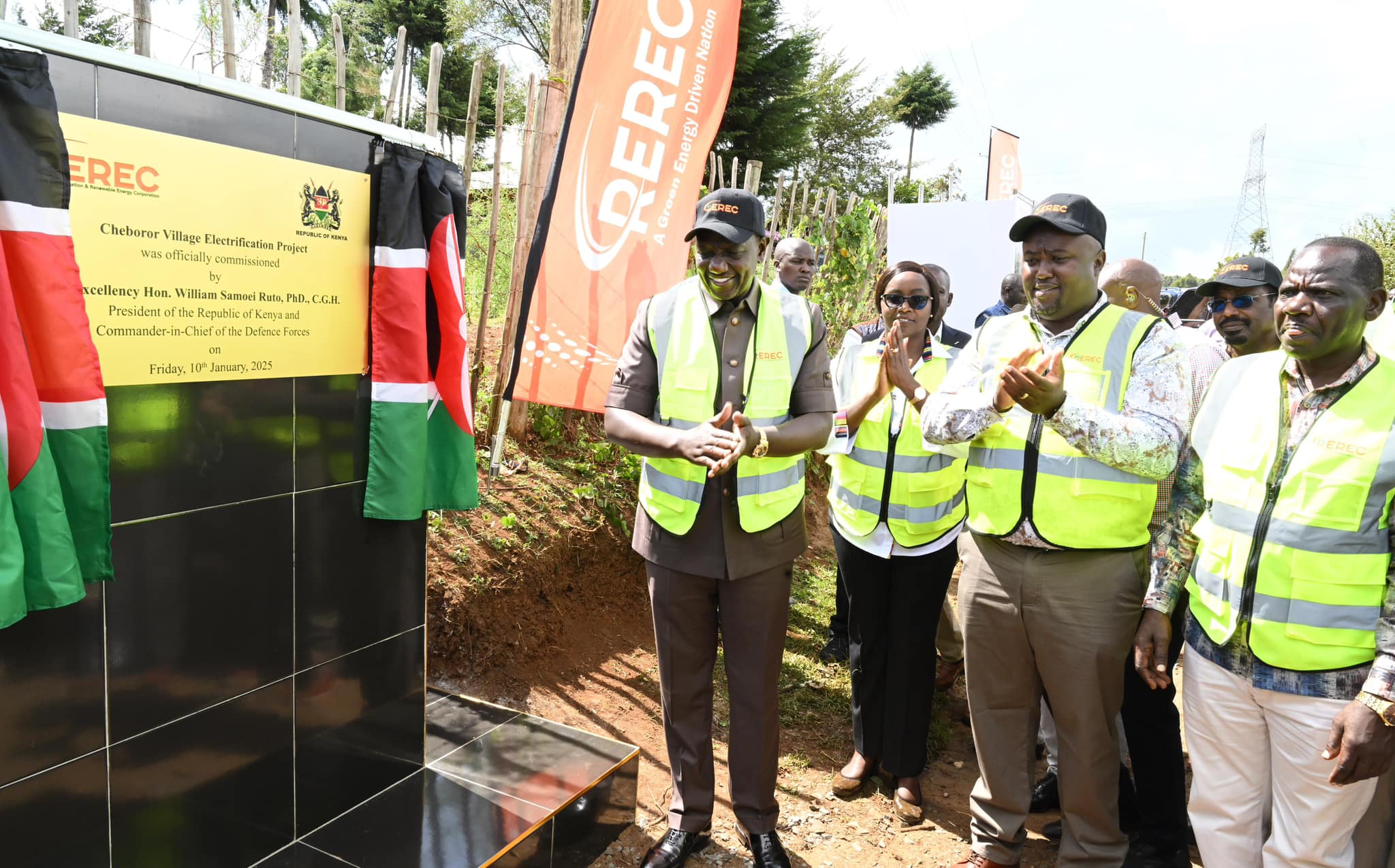 President Launches Rural Electrification Projects in Uasin Gishu - HUBZ ...