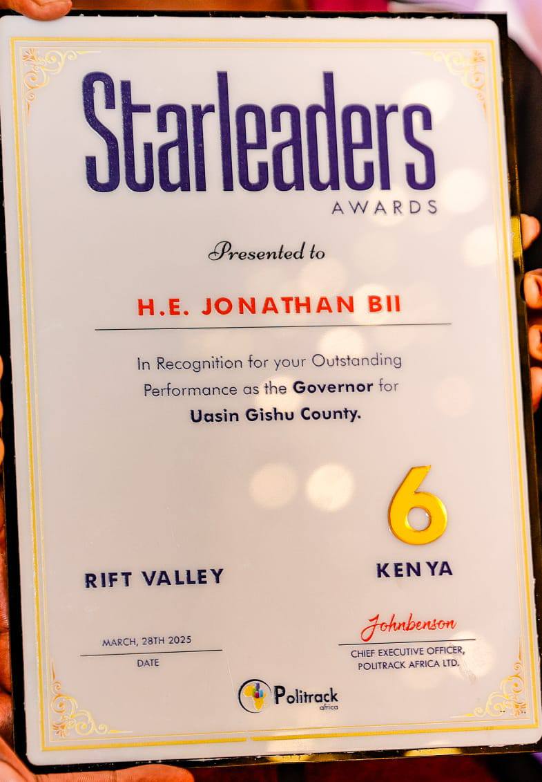 Governor Jonathan Bii Recognized Among Kenya’s Top Leaders - HUBZ MEDIA