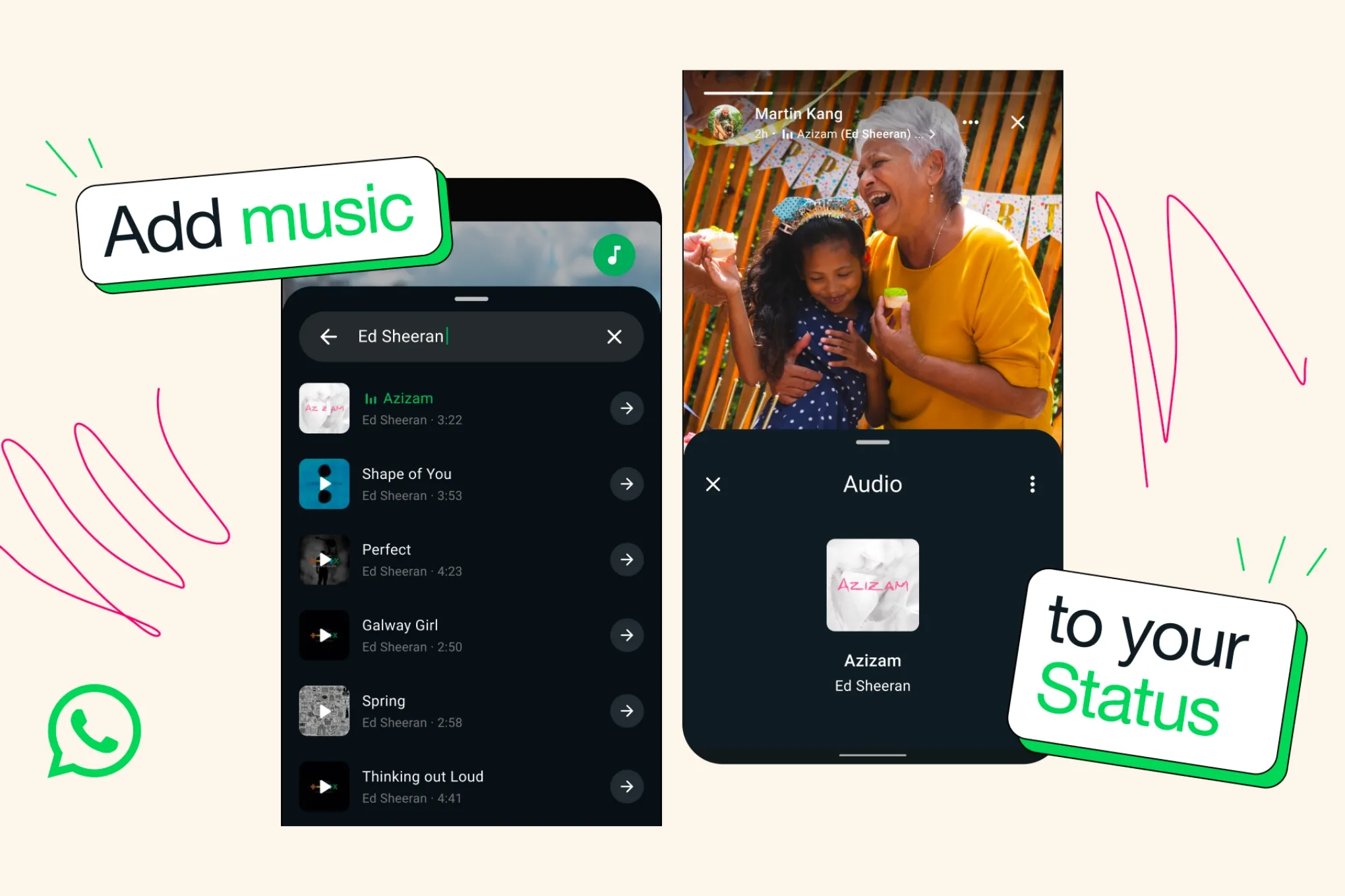 WhatsApp Enhances Status Updates with New Music Feature - HUBZ MEDIA