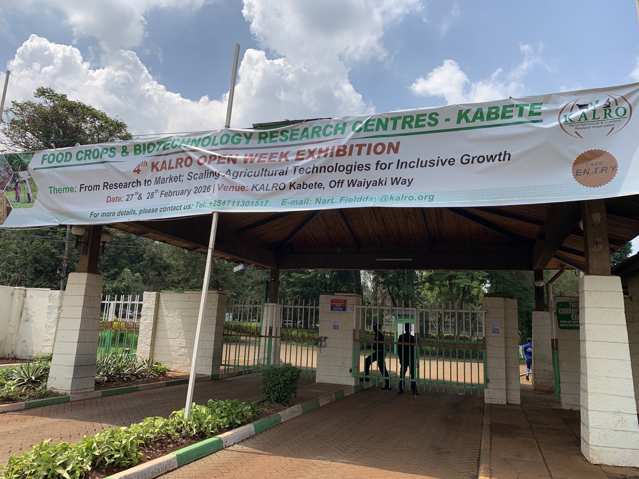 The Kenya Agricultural and Livestock Research Organization started Open ...